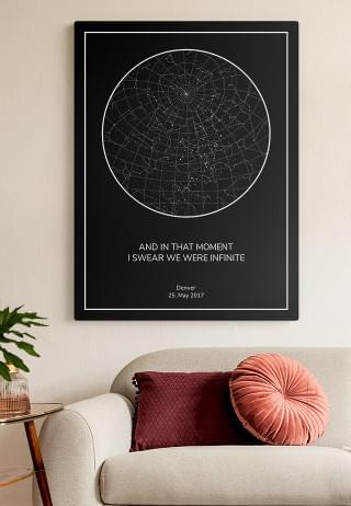 Custom Star Map: Personalized Night Sky | bestcanvas.ca